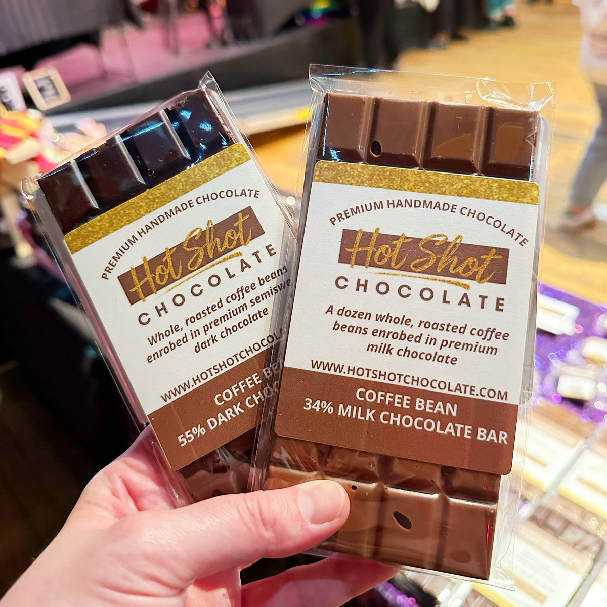 Coffee Bean Chocolate Bar (24pc) – Hot Shot Chocolate