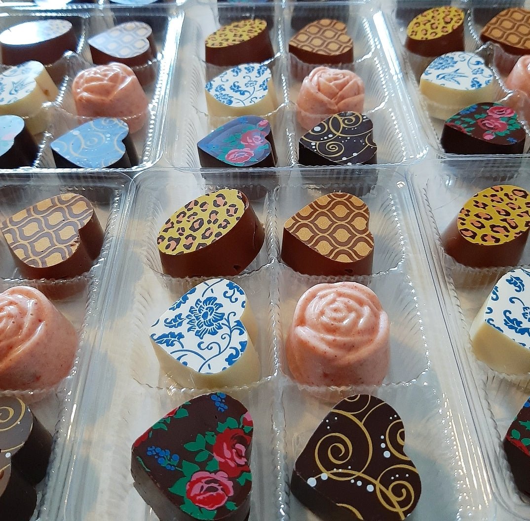 Gift Box Chocolate Bonbon Sets (3pc, 6pc & 12pc) – Hot Shot Chocolate