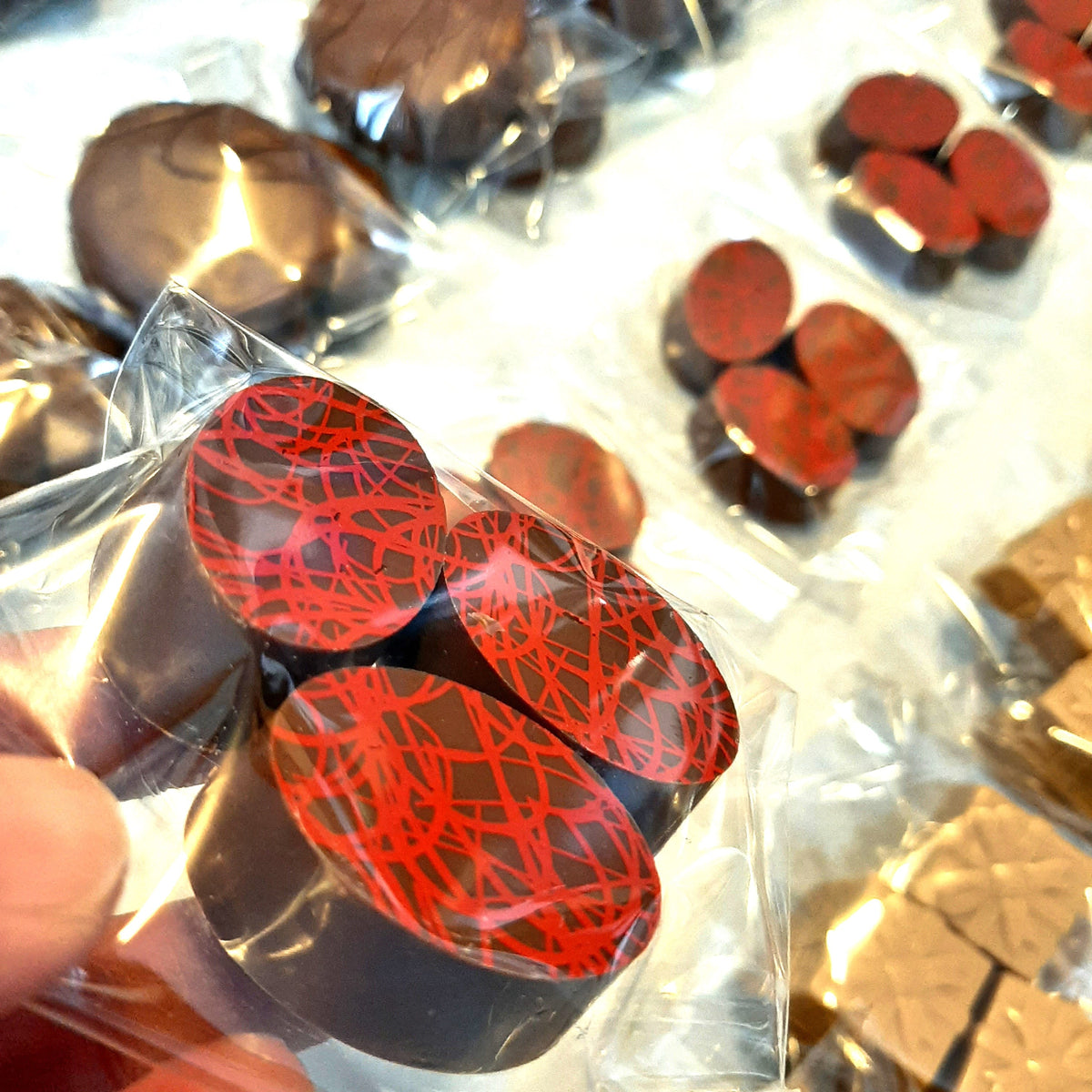 Hot Creamed Honey Chocolate Bonbons (3pc) – Hot Shot Chocolate